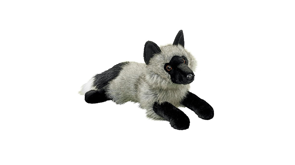 Sterling Silver Fox Plush Stuffed Animal by Douglas