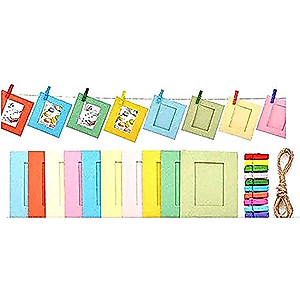 Fujifilm Instax Mini 11 Instant Camera + Fuji Instax Film 40 Shots + Protective Case + Magnetic Frames + Album, Frames Design Kit (Sky Blue)