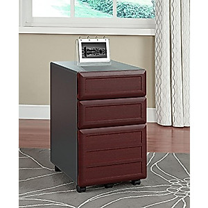 Ameriwood Home Pursuit Mobile File Cabinet, Cherry