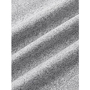 SOLY HUX Women's High Waist Flare Leggings Bell Bottom Sweatpants Casual Bootcut Yoga Pants Solid Light Grey M