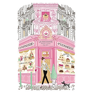 Torchons & Bouchons, Paris Boulangerie Façade (Paris Bread Store) Kitchen / Tea Towel, 100% Cotton 23.5'' x 32''