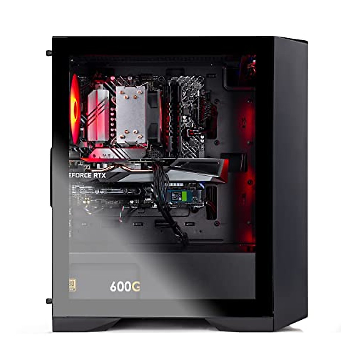 Skytech Gaming Nebula Gaming PC Desktop – Intel Core i5 12400F 2.5 GHz, RTX 3050, 1TB NVME SSD, 16G DDR4 3200, 600W Gold PSU, AC Wi-Fi, Windows 10 Home 64-bit