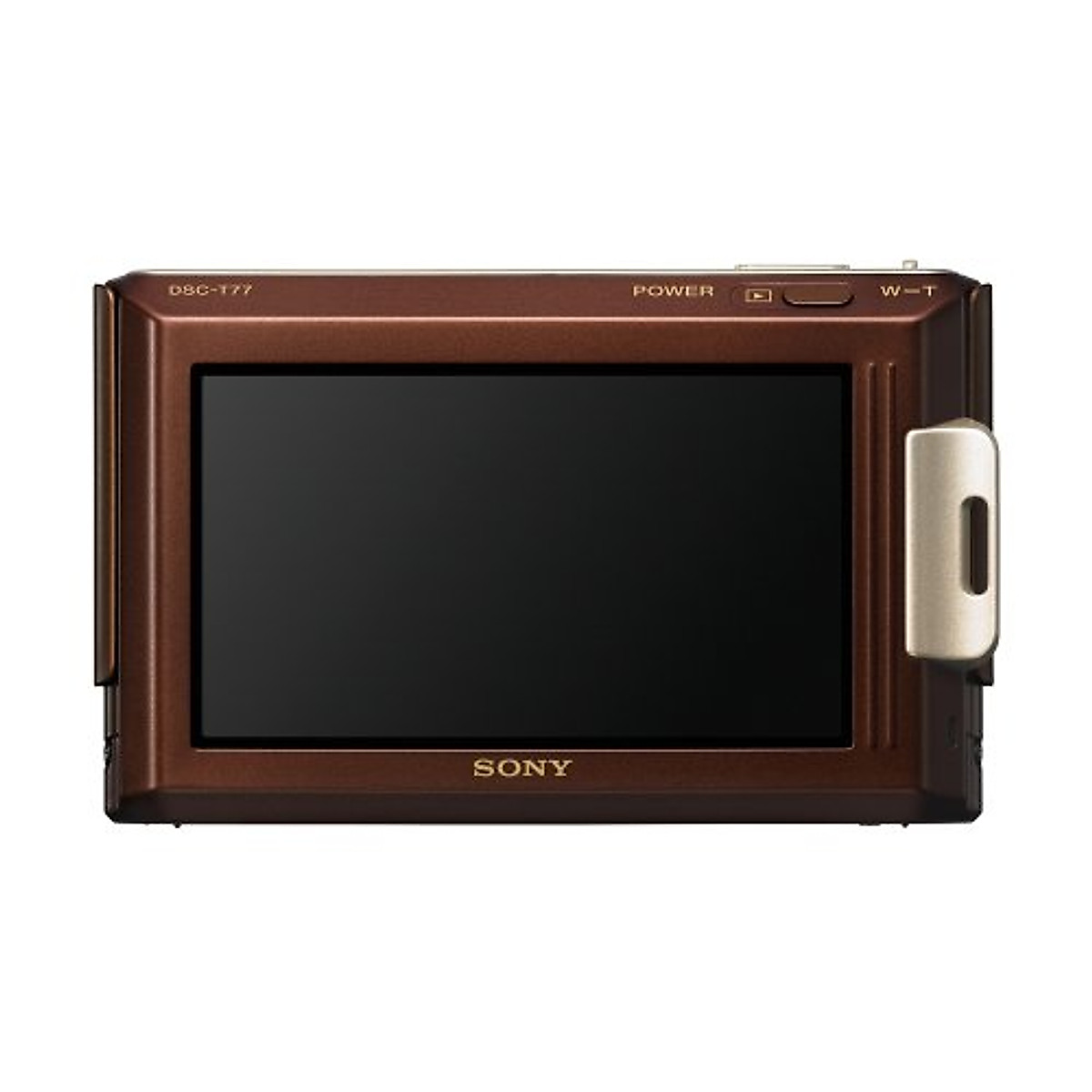 Sony Cybershot DSC-T77 10MP Digital Camera with 4x Optical Zoom with Super Steady Shot Image Stabilization (Brown)