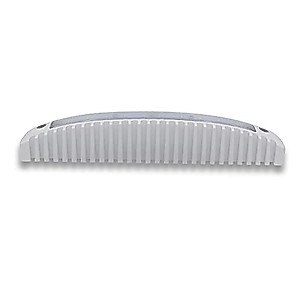 Raycharm 12.2" RV & Boat Low-Profile LED Porch Light Fixture, 40° Down Angle Focused Flood Beam, 6000K Cool-White Super Bright, High Light-Output Low Ampere, Wateproof White Finish, 12V/24V, 1-Pack