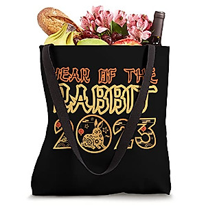 Chinese Zodiac Year of the Rabbit Kids Chinese New Year 2023 Tote Bag