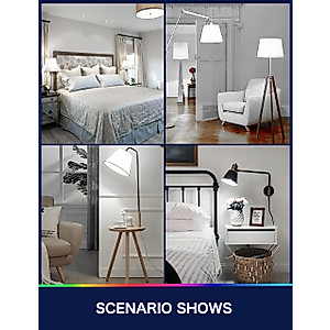 UNILAMP 3 Way LED Light Bulbs, 3 Way Light Bulbs 30 70 100W Equivalent, Daylight White 5000K, Three Way A19 Light Bulbs E26 Medium Base, 3-Way Light Bulbs for Desk Lamps, Floor Lamps, 2 Pack