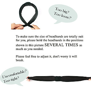 ACO-UINT 12 Pack Headbands for Women, Soft Fabric Knotted Headbands, 12 Different Solid Colors, Wide Headbands for Girls Hair Accessories, Hair Styling Headband for Daily, Party, Sport, Work