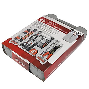 Olympia Tools iWork DIY Homeowner's Tool Set, 80-781, 89 Pieces