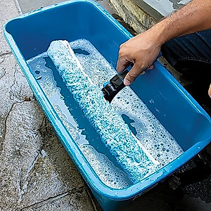 Unger Professional 6 Gallon Heavy Duty Bucket – Large Cleaning Bucket, Comfort-Grip Handle, 2 Pour Spouts, Portable Cleaning Supplies, Plastic Mop Bucket for Floor, Window & Household Cleaning