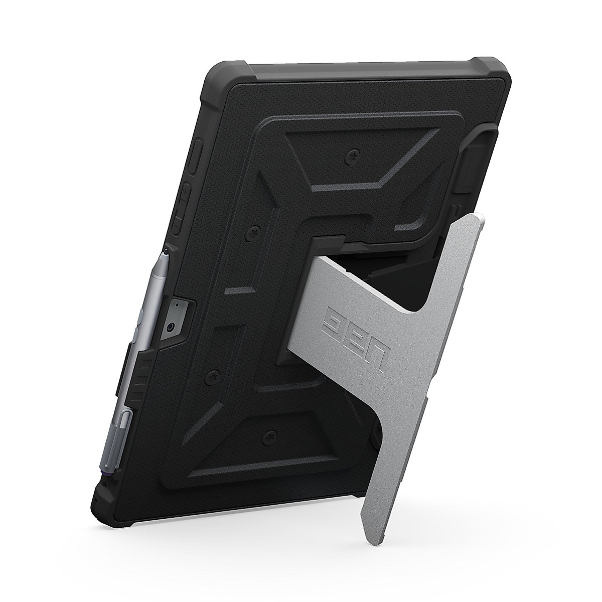 URBAN ARMOR GEAR [UAG] Microsoft Surface 3 Feather-Light Composite [Black] Aluminum Stand Military Drop Tested Case