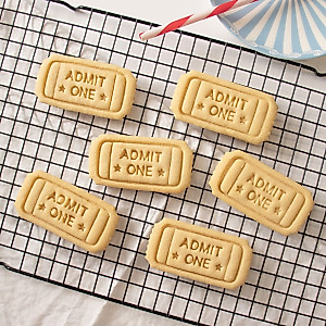 Admit One Ticket cookie cutter, 1 piece - Bakerlogy