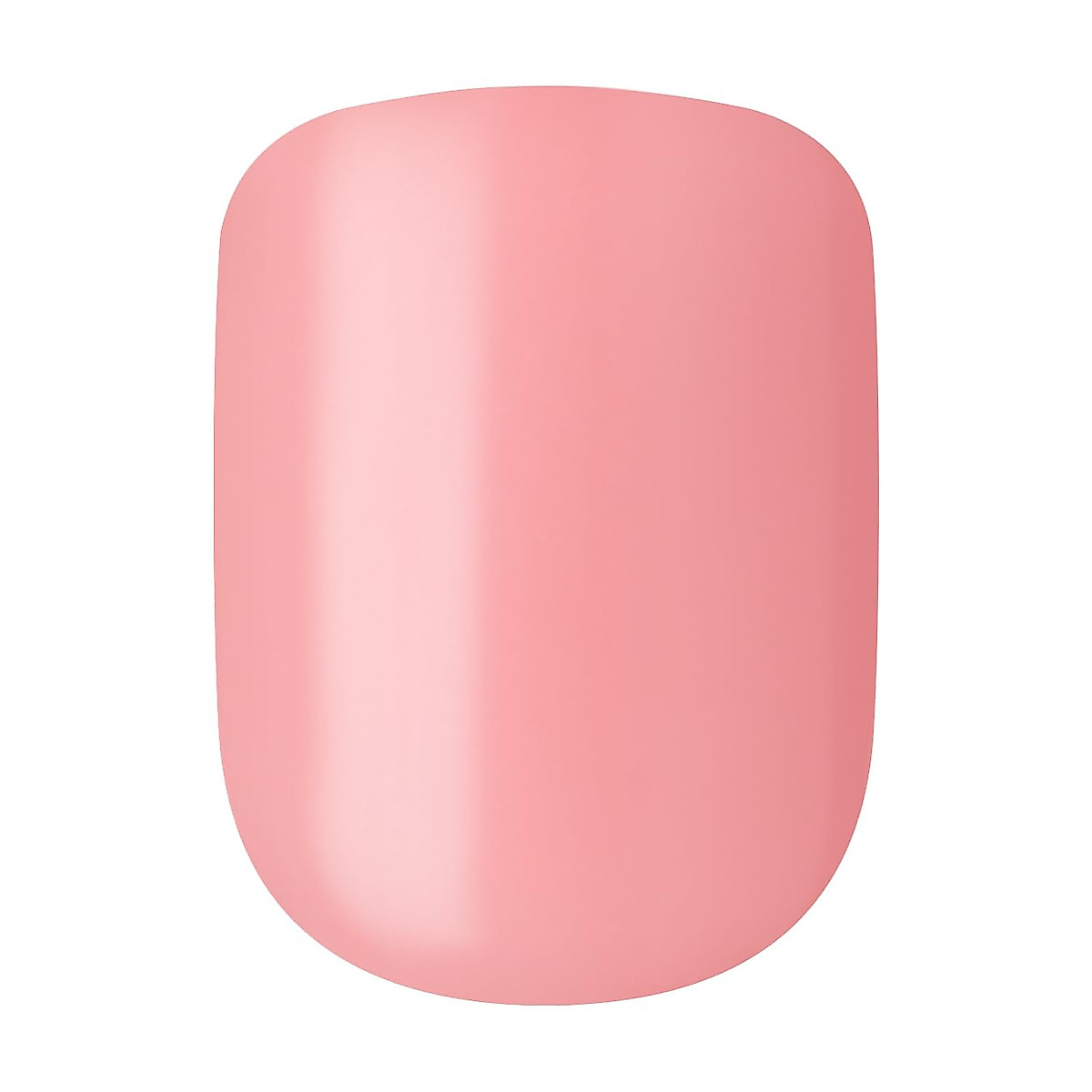 KISS imPRESS No Glue Mani Press On Nails, Color, 'Pretty Pink', Pink, Short Size, Squoval Shape, Includes 30 Nails, Prep Pad, Instructions Sheet, 1 Manicure Stick, 1 Mini File