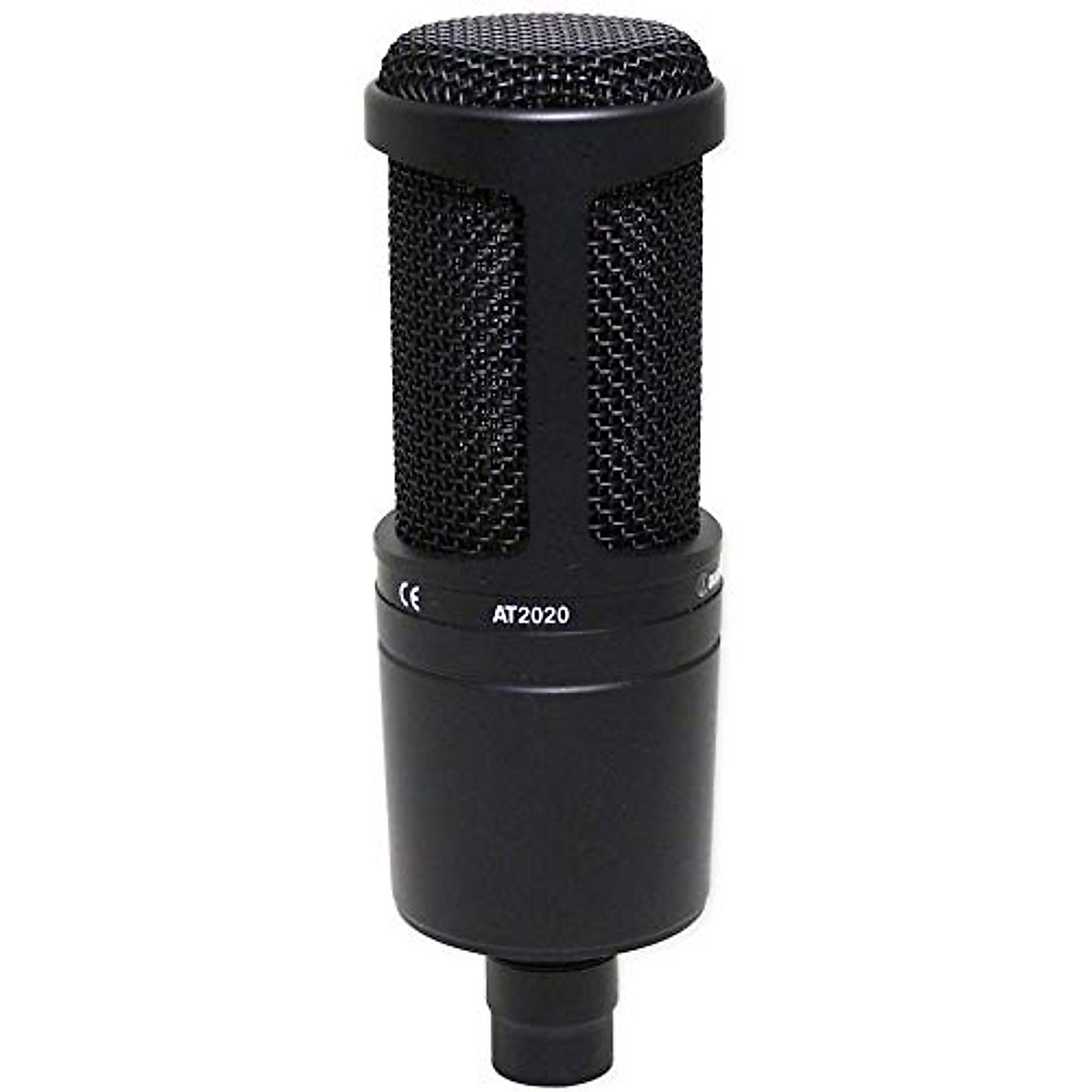 Audio-Technica AT2020 Studio Recording Microphone-Cardioid Condenser Mic Bundle with Rockville RDMS70 Desktop Mic Stand with Boom with Steel Round Base with Adjustable Height