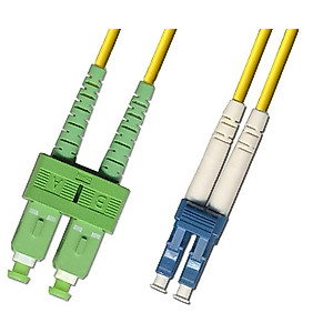 3M Singlemode Duplex Fiber Optic Cable (9/125) - LC/UPC to SC/APC