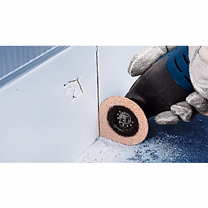 Bosch Professional 1x Expert 3 max AVZ 70 RT4 Multitool Grouting Plates (for Mortar, Ø 70 mm, Accessory Multitool)