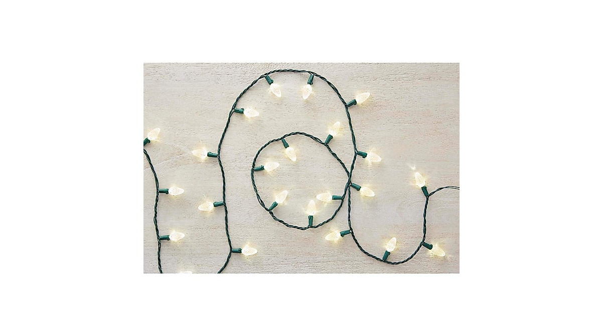 50-Count LED Cool White Lights - Perfect for Holiday Decor
