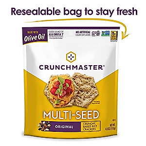 Crunchmaster Multi-Seed Gluten-Free Original, 4 Ounce (Pack of 12)