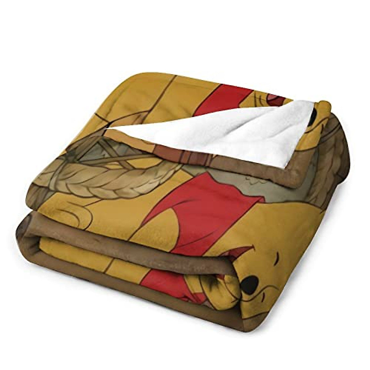 Cute Blanket Cartoon Plush Soft Warm Print Throws for Bed Couch Chair Living Room 60 x 50 in