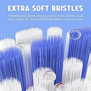 THISONG Kids Toothbrush Replacement Heads - Pack of 12, Compatible with Oral-B Electric Toothbrush, Professional Precision Soft Cleaning for Effective Oral Care