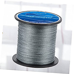 Kisangel 3pcs Saltwater Fishing line Strongest Fishing line Braid Fishing Lines Fishing Wire Fishing Tools Fishing kit Fishing Thread Fly Fishing line Fishing Cord Fishing Rope to Weave