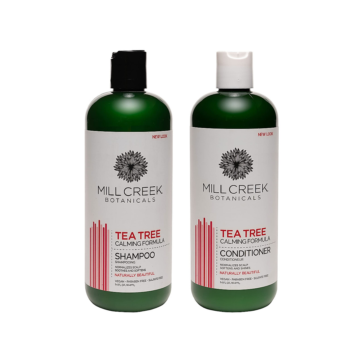Mill Creek Botanicals Tea Tree Shampoo and Conditioner Bundle