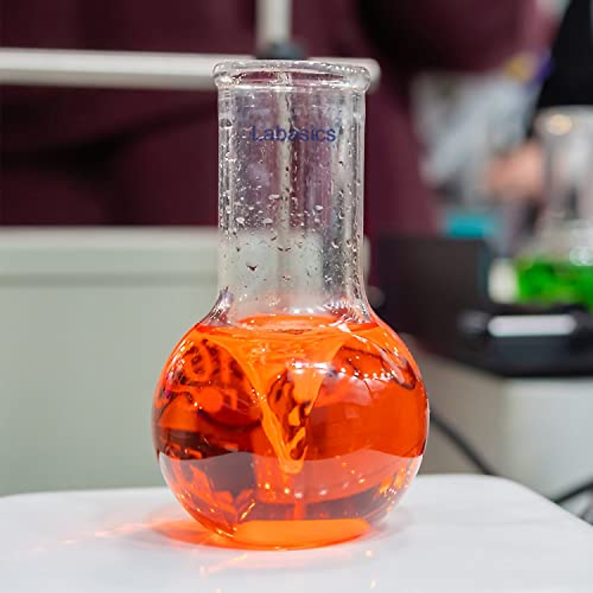 Labasics 5-Pack Stir Bar Set, 10 mm PTFE-Coated Magnetic Stirring Bars White Laboratory Stir Mixer for Stirrers, 5 PK