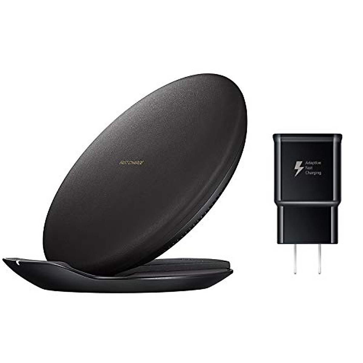 Samsung Qi Certified Fast Charge Wireless Charging Convertible Stand/Pad - US Version - Black - EP-PG950TBEGUS