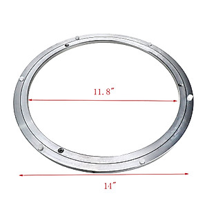 Geesatis Table Turntable Accessories Metal Lazy Susan Hardware Rotating Turntable Bearing Round Swivel Plate, 14 inch， 1 Pcs