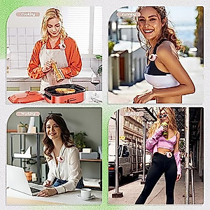 EZ Tuxedo Mini Portable Fan -360° Rotatable Small Personal Fan that Blow Cold Air with Clip Fan 3 Speeds.Portable USB Rechargeable Small Cooling Fan.Battery Powered Fan for Outdoor and Indoor