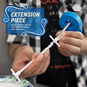 TERA PUMP TRDNC100 Reusable NO-Splash Cap for 5 Gallon Water Bottle and Water Dispensers Without Probe