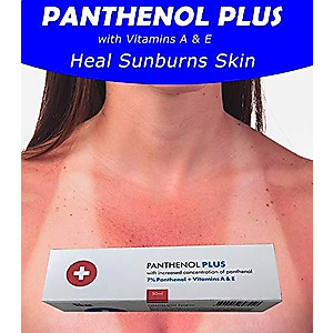 Panthenol Plus - Cream for Skin care and Sun burn - A moisturizing and nourishing cream for irritated and Dry Skin