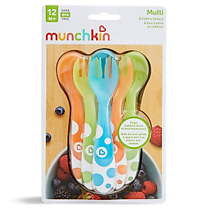 Munchkin Multi Toddler Forks and Spoons, 6 Pack