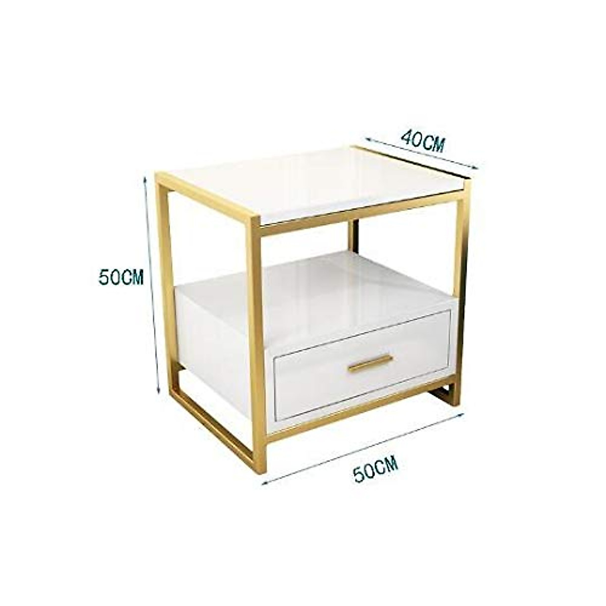 SJYDQ Nordic Nightstand Wooden Side Tables Bedroom Bedside Table with Drawer Bedroom Furniture Tea Table Customizable