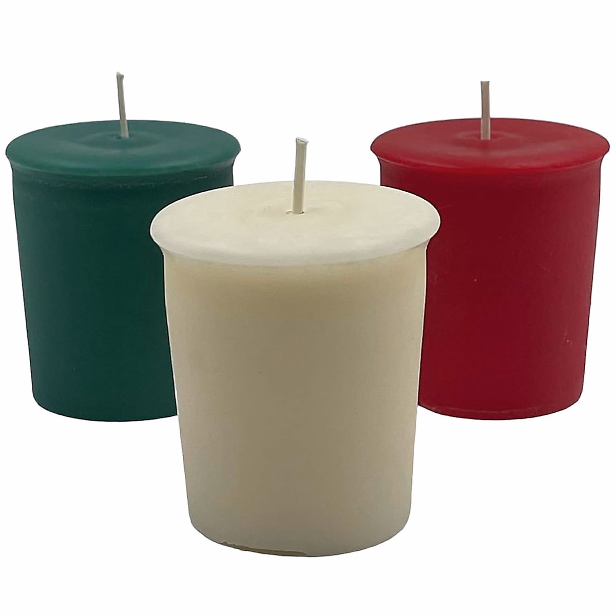 Mister Candle Handmade Votive Candles Scented, Holiday & Christmas Candles Collection With Essential Oils, 15 Hour Burn Time Each, Assorted 3 of Each Scent, (Mistletoe, Holly Berry & Bayberry)