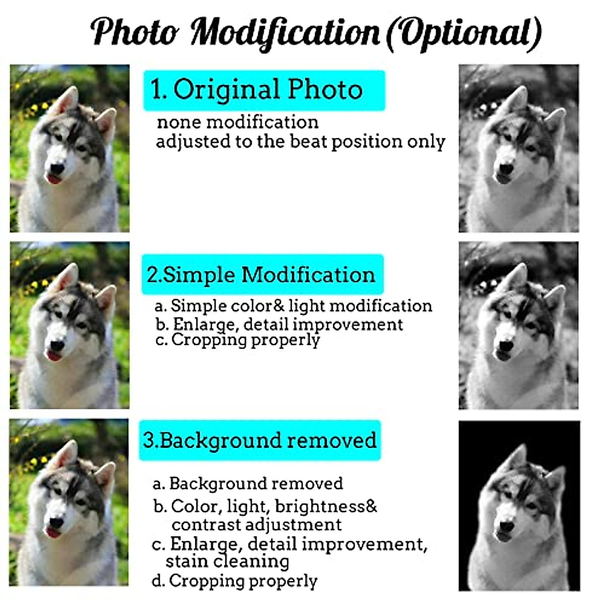 GYGYL Pet Memorial Stones, Black Granite Memorial Garden Stone Engraved with Pet's Photo, Customized Grave Marker, Gifts for Someone Who Lost a Loved One, or Pet, Dog, Cat (11X6 inches)