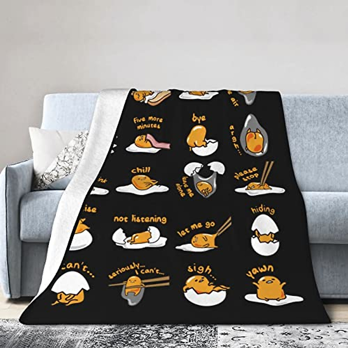 VIFUSAYA Ultra-Soft Throw Blanket Lightweight Cozy,for Beds/Sofa/Couch/Picnic/Camping/Travel Blanket 60"X50"