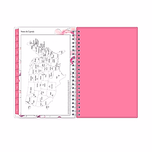 Blue Sky 2023 Weekly and Monthly Planner, January - December, 5" x 8", Clear Pocket Cover, Wirebound, Orchid (142084)