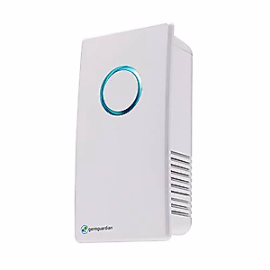 Germ Guardian GG1100W 7” Pluggable Small Air Purifier, Small Room Wall Air Sanitizer, Freshens Air, UV-C Light Kills Germs, Reduces Odors from Pets, Cooking, Mold, GermGuardian, 1-Yr Wty (White)