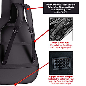 Chromacast Electric Guitar Padded Gig Bag (CC-EPB