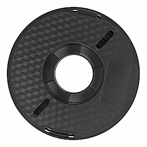 3D Printer Filament, 1kg 1.75mm PLA Filament Smokeless Bubble for High Precise Printing(Black)