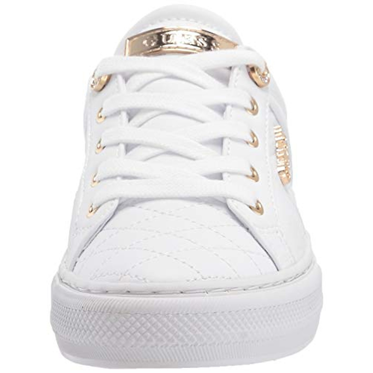 Guess Women's Loven Sneaker, White, 10