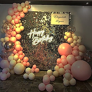 Happy Birthday Neon Sign for Wall Decor, Warm White LED Neon Light Signs, Art Decoration Happy Birthday Neon Light Sign for All Birthday Party Decoration 17×12 Inch