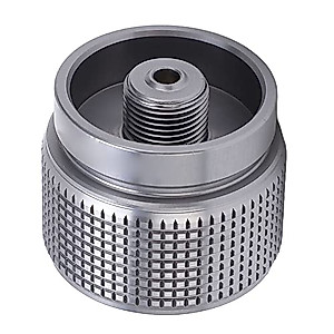 Propane Adapter, Corrosion Resistant Z22 Aluminum Alloy Gas Adapter Converter for Cylinder Container