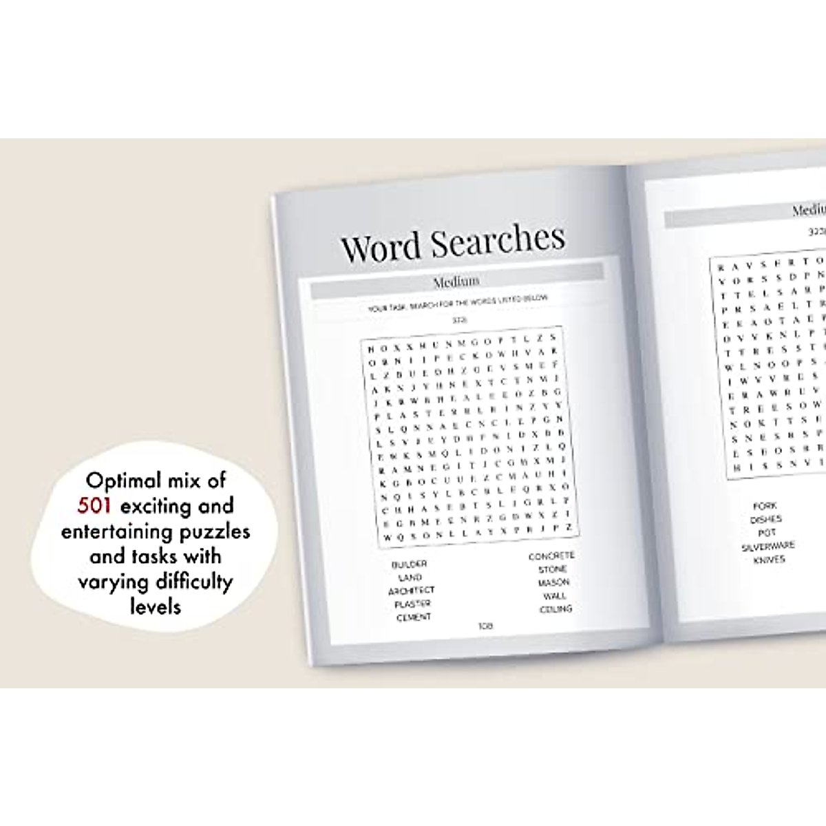 Memory Games for Seniors: A Large Print XXL Puzzle Activity Book with 501 Exciting and Funny Brain Exercises to Increase Cognitive Abilities [The Smart Senior Adult's Gift]