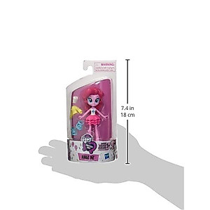 My Little Pony Equestria Girls Fashion Squad Pinkie Pie 3" Mini Doll with Removable Outfit, Shoes & Accessory, for Girls 5+