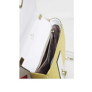 Kate Spade Robyn Medium Chain Saddle Bag in White Dove