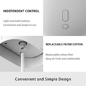 Mini Humidifier Cool Mist Humidifier with 2 Adjustable Mist Modes and Auto Shut-Off, Air Humidifier for Bedroom,Desktop,Office,Kid,Child,Girls (Reindeer)