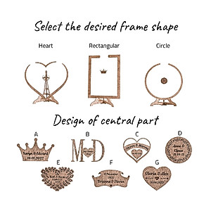 Personalized Wedding Guest Book Wedding Drop Box Wooden Rustic Wedding Decor Alternative Guest Book Wedding Ideas Wedding Heart Guest Drop Box Alternative Guest Book Frame with Hearts by WeddingByEli