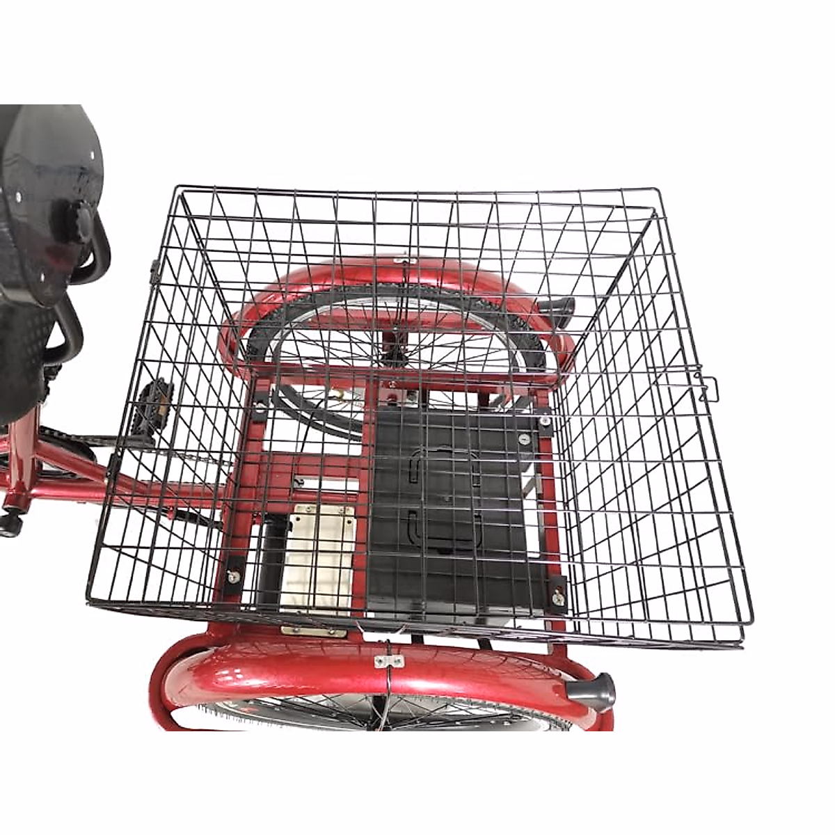 NLBFOU 22" Electric Trike,Electric Tricycle for Adult,350W Motor, 48V 13AH UL Certified Removable Lithium Battery ebike,3 Wheels Electric Bicycle with Large Basket for Men Women Senior