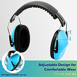 2 Pack Noise Canceling Headphones for Kids, Kids Ear Protection Earmuffs for Autism, Toddler, Children, Kids Noise Cancelling Headphones Sound Proof Earmuffs for Concerts, Air Shows, Fireworks
